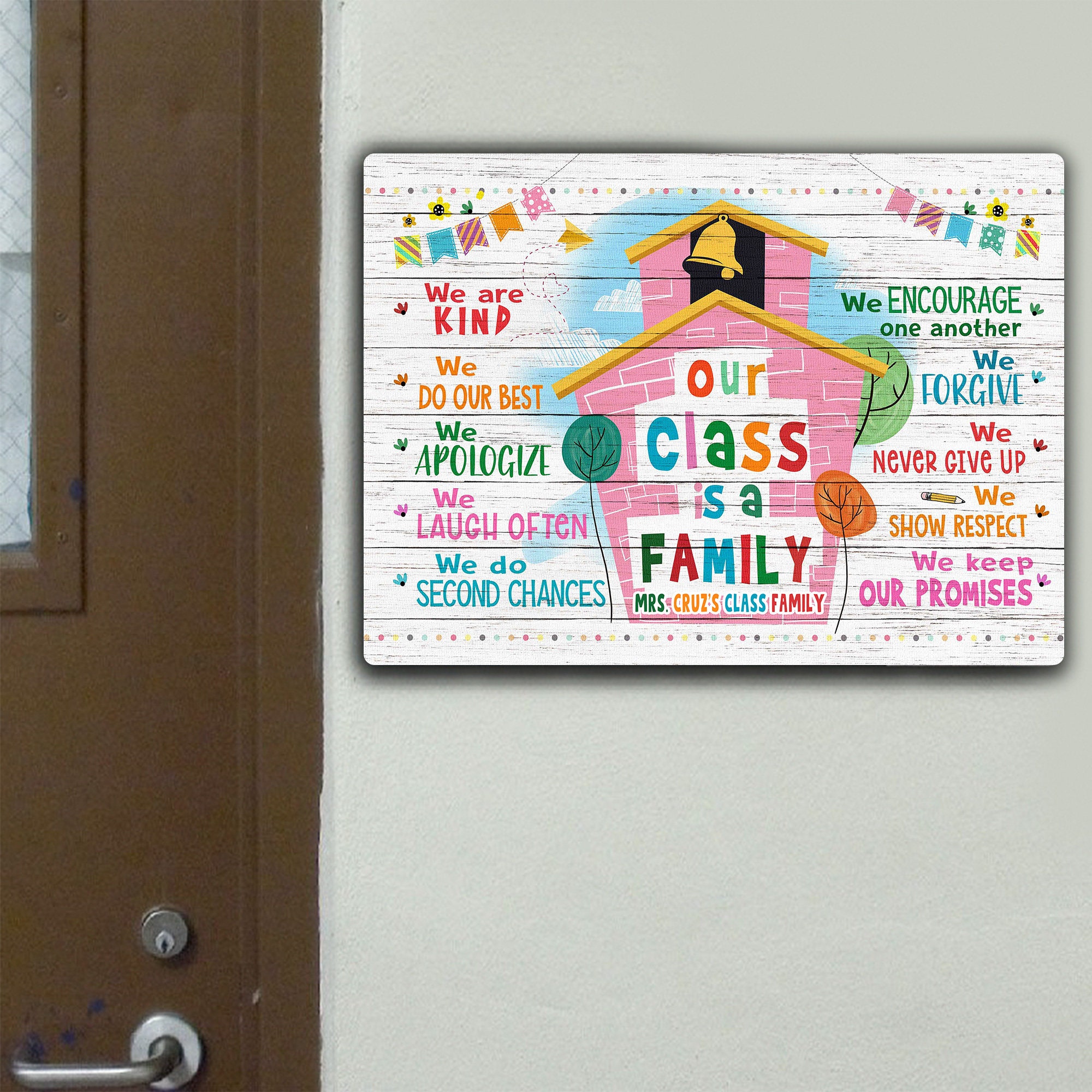 Our Class is A Family Printable, Teacher Bulletin Board, Classroom ...