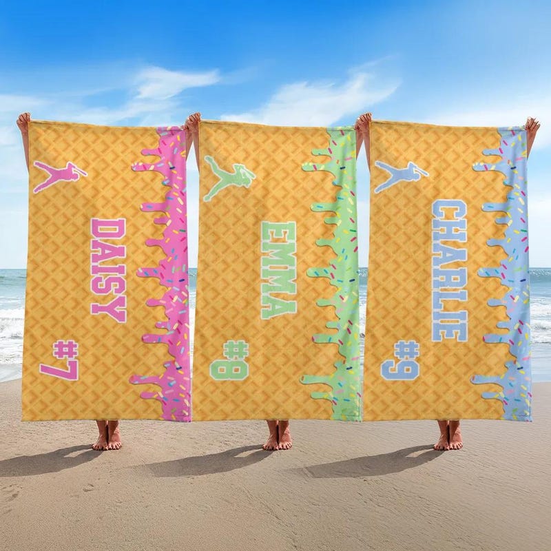 Baseball Drip Pool Towel - Etsy