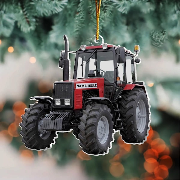 Tractor Ornament - Etsy