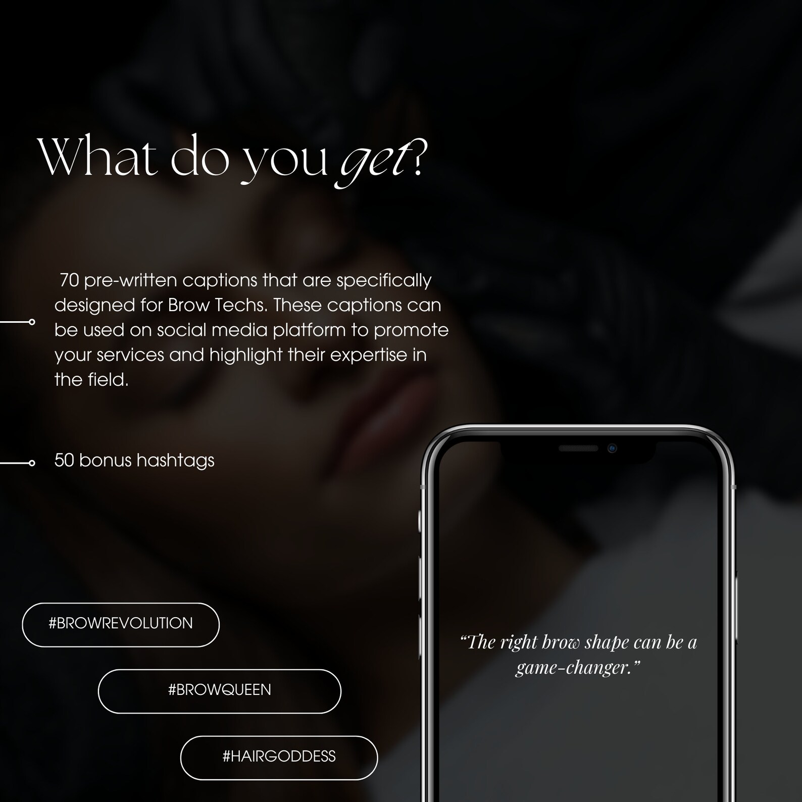 Brow Tech Instagram Captions Brow Lamination Instagram Template Brows ...