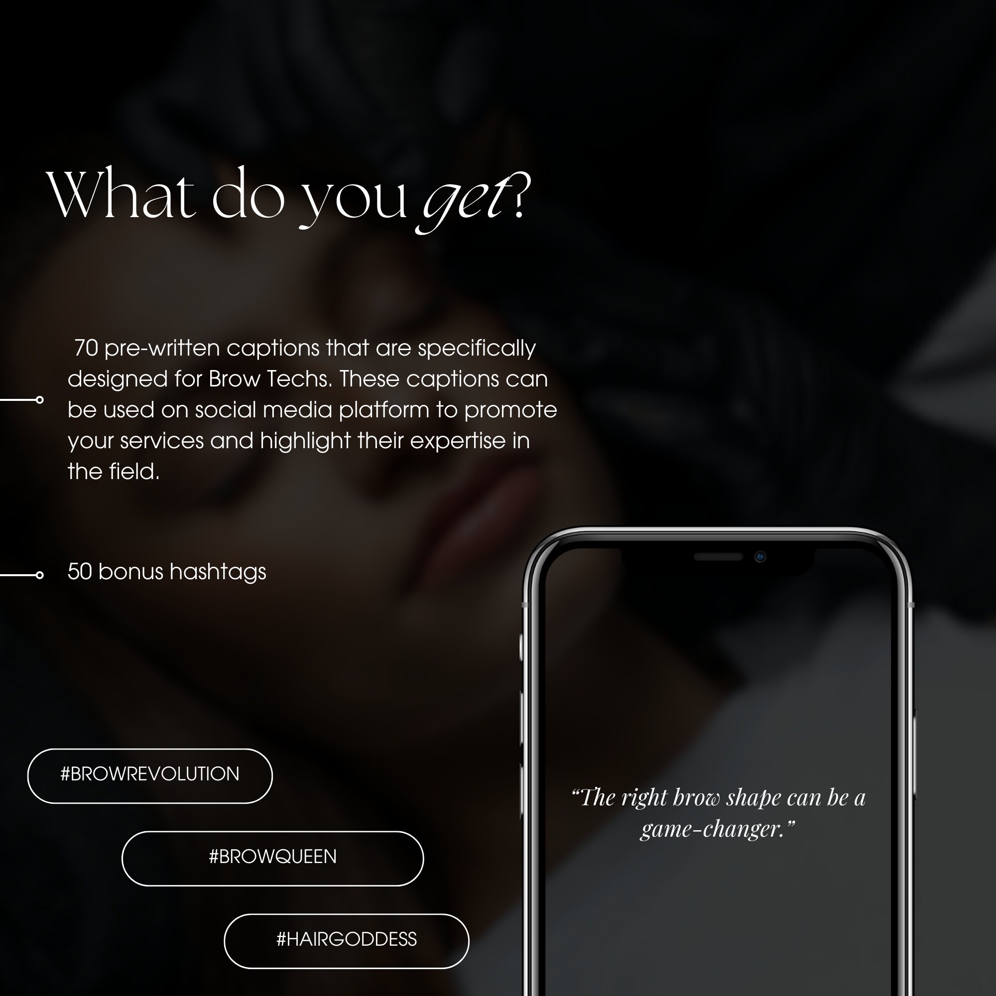 Brow Tech Instagram Captions Brow Lamination Instagram Template Brows ...