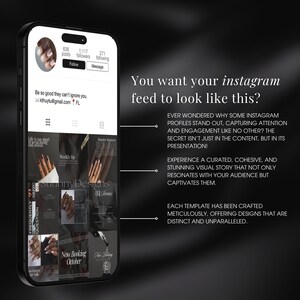 Nail Tech Instagram Templates | Nail Artist Instagram Post | Nail ...