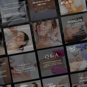 100 Laser Skin Resurfacing Instagram Templates | Esthetician Instagram ...