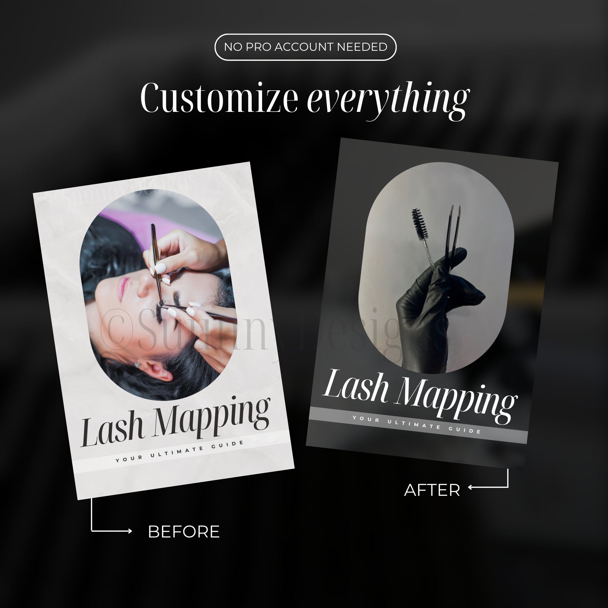 Lash Mapping Editable Guide Lash Mapping Practice Sheets Eyelash ...