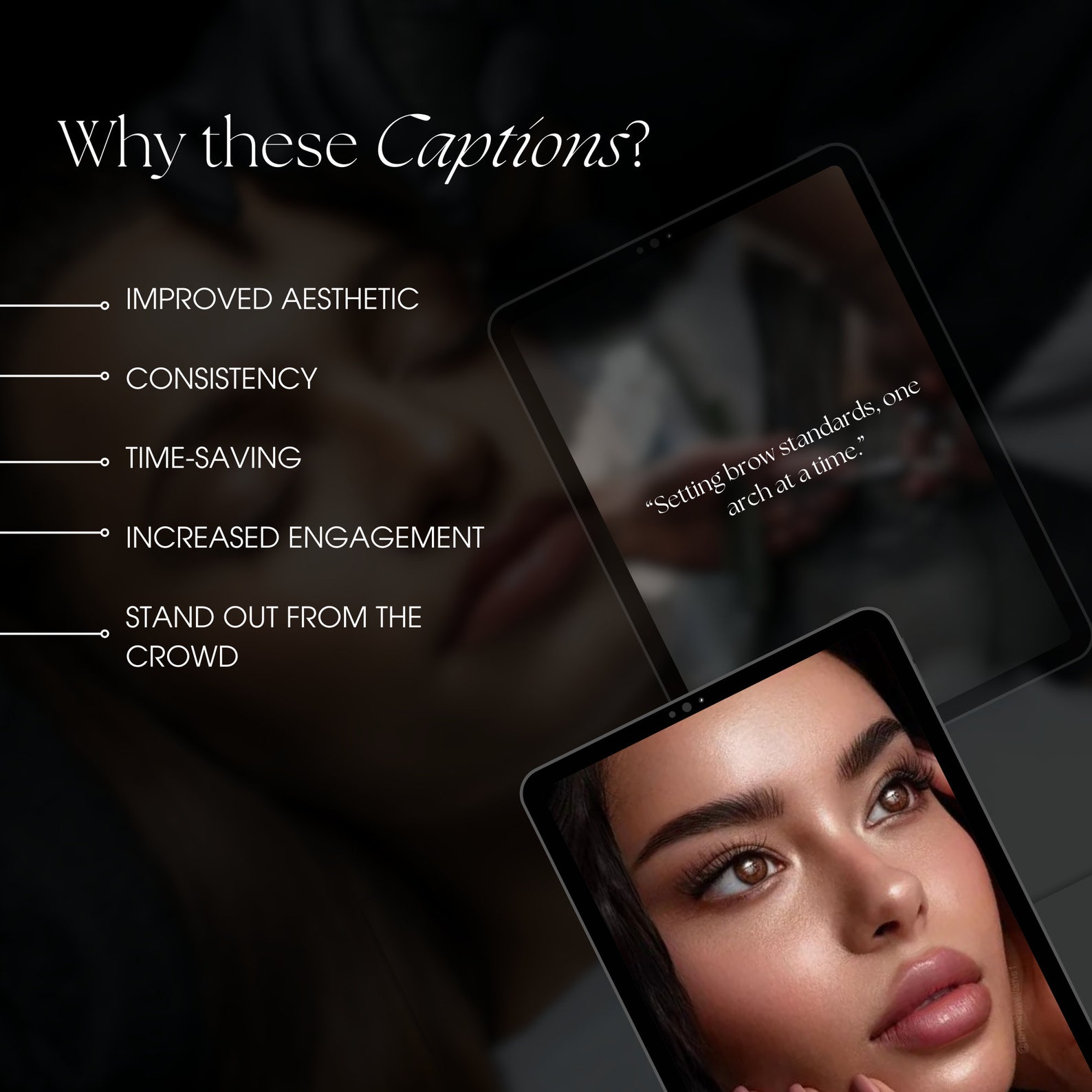 Brow Tech Instagram Captions Brow Lamination Instagram Template Brows ...