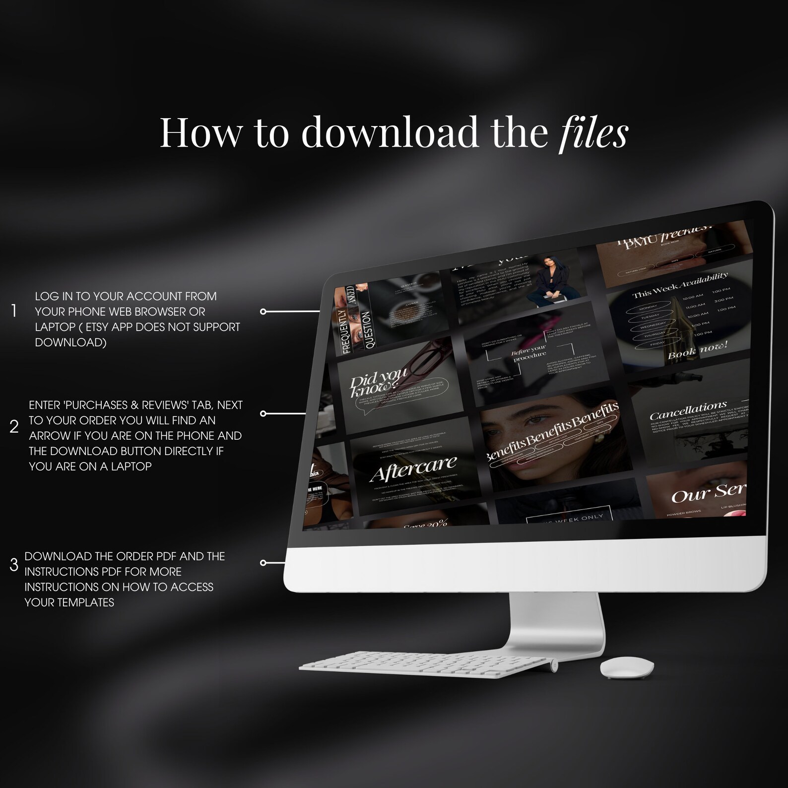 Freckles Tattoo Instagram Template PMU Instagram Template Pmu ...