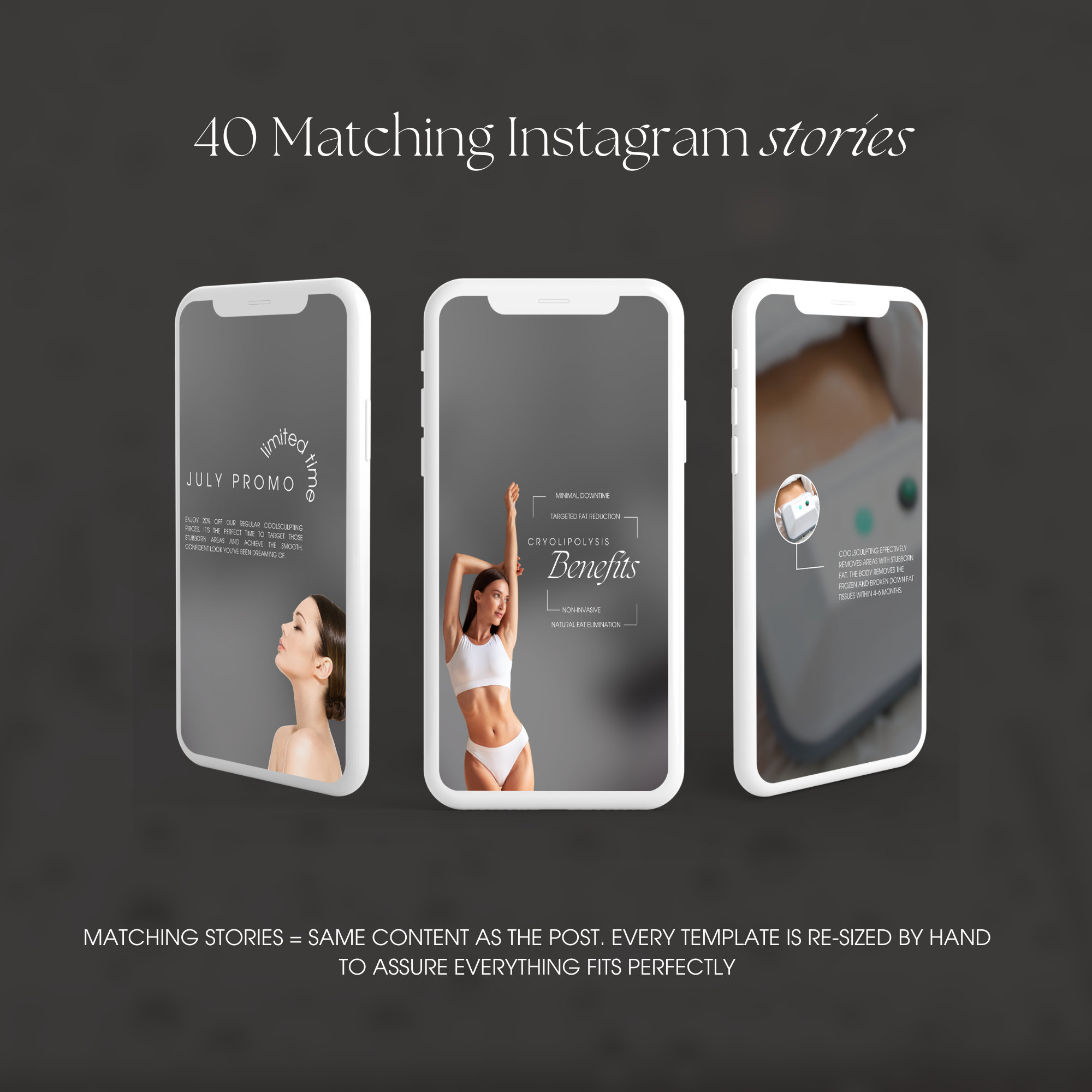 Coolsculpting Instagram Templates | Body Contouring Instagram Templates ...