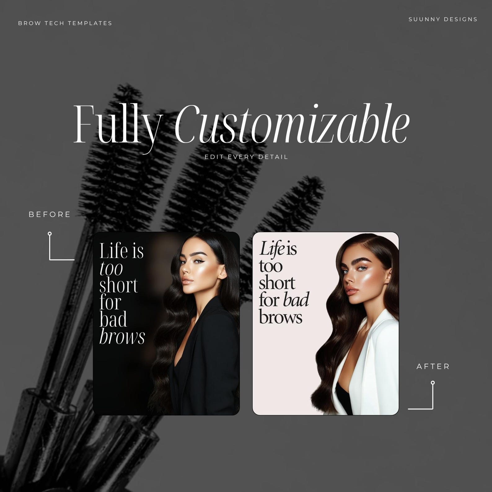 Brow Tech Instagram Templates | Brow Lamination Instagram Templates ...