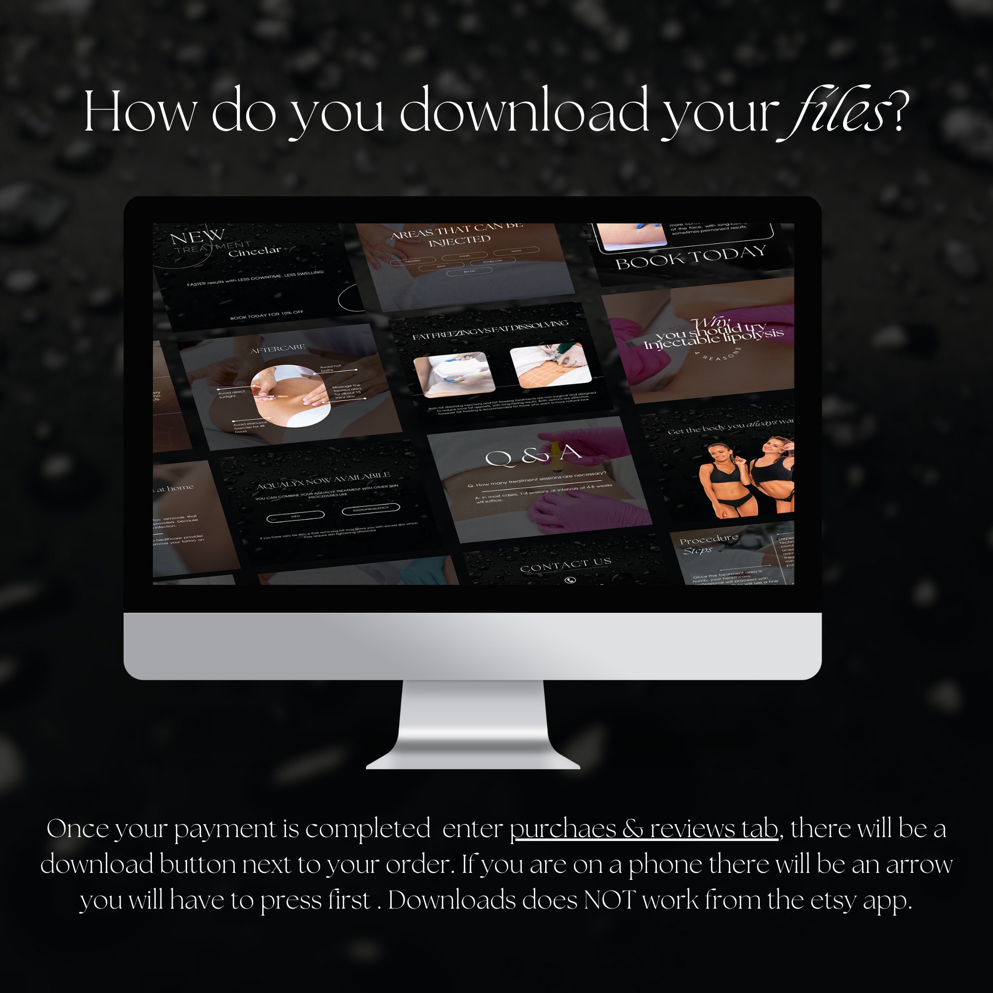 100 Injectable Lipolysis Instagram Templates | Lipolytic Injections ...