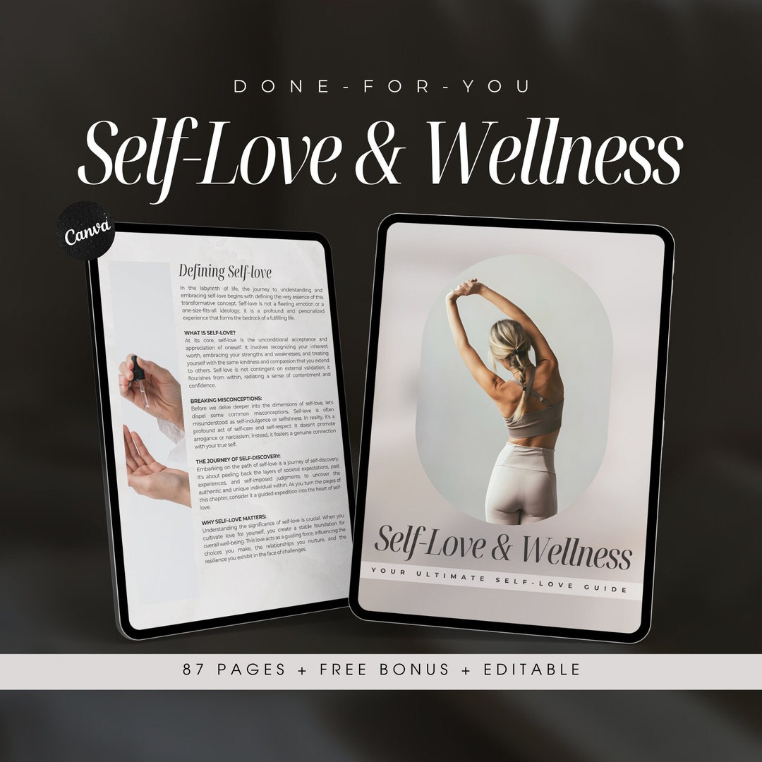 Wellness Coach Ebook | Self Love Wellness Guide | Lead Magnet ...