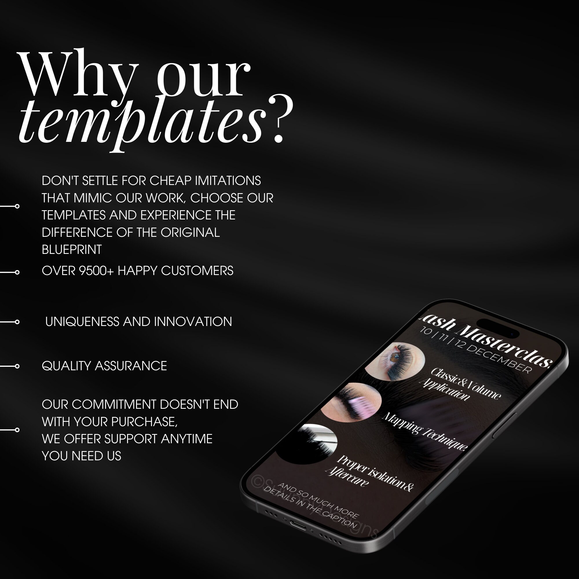 Lash Tech Trainer Instagram Video Reels Lash Trainer Post Templates ...