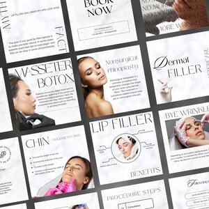 250 Luxury Nurse Injector Instagram Templates | Botox Instagram ...