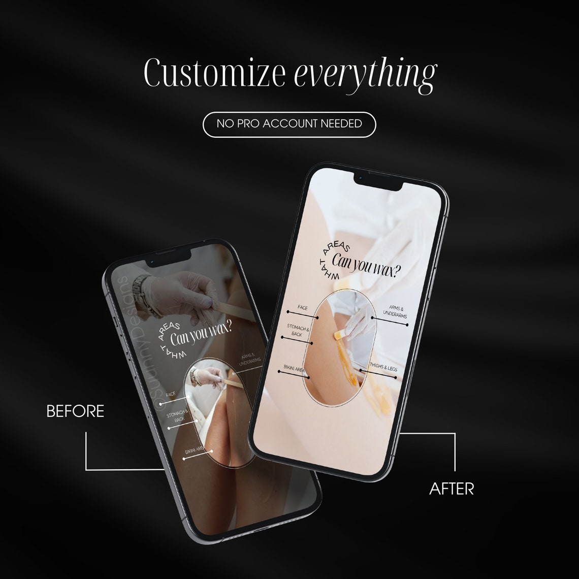 Waxing Reels Instagram Templates Waxing Instagram Video Reel Waxing ...