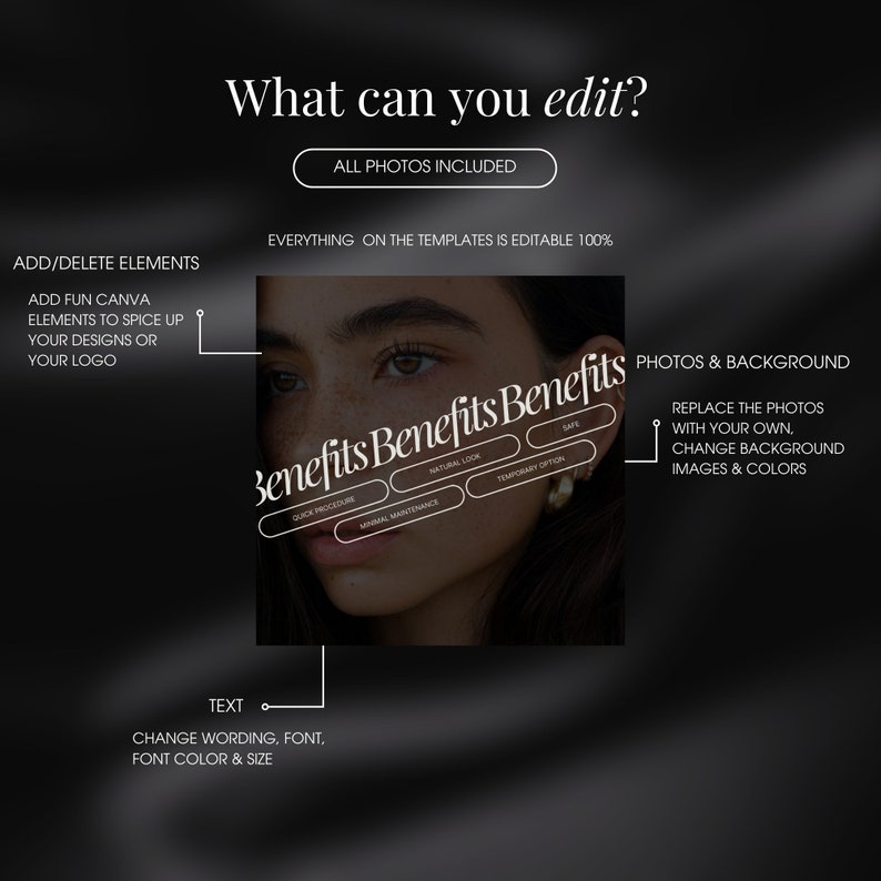 Freckles Tattoo Instagram Template PMU Instagram Template Pmu ...