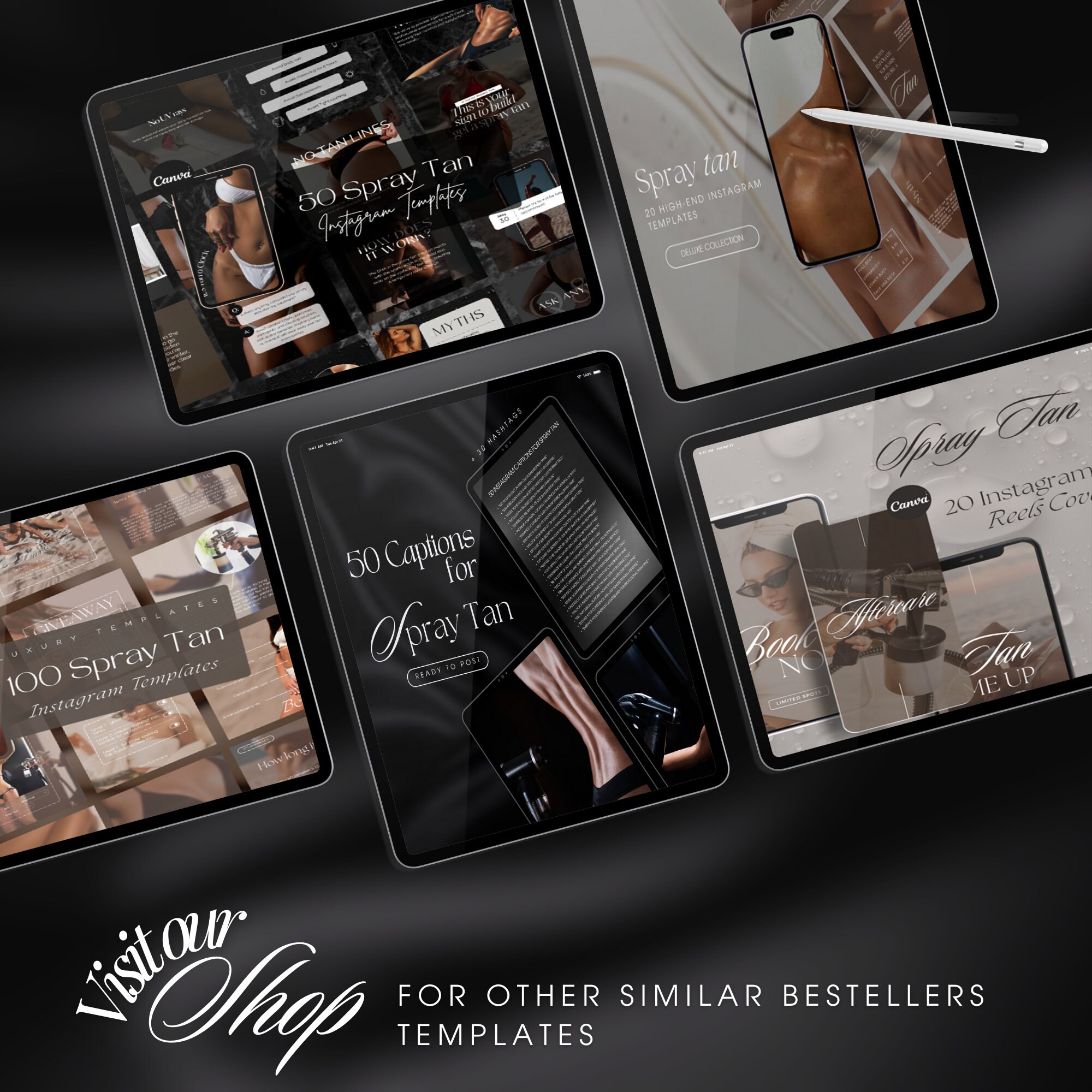 Spray Tan Instagram Carousel Spray Tanning Posts Instagram Spray Tan ...