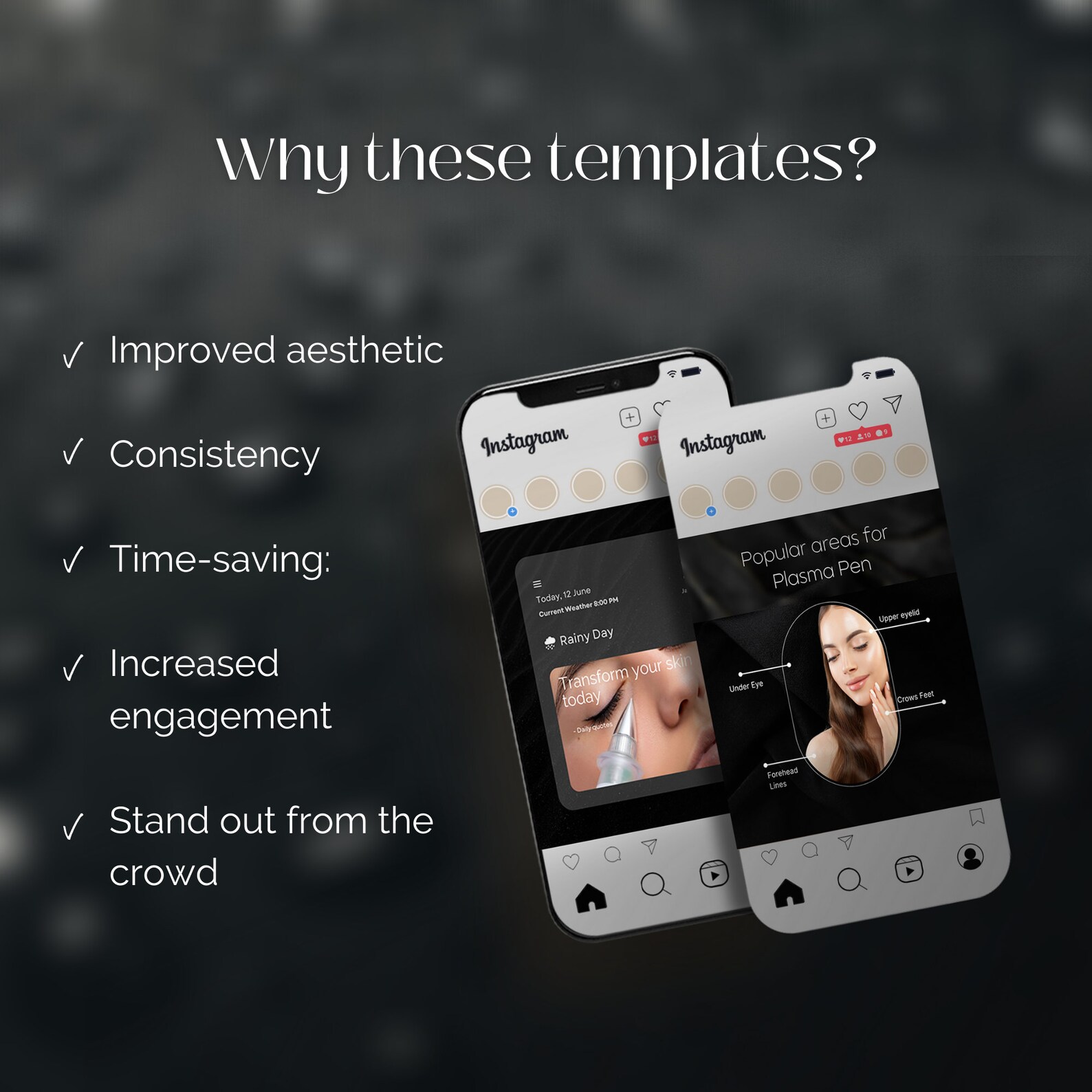 100 Plasma Pen Instagram Templates | Plasma Fibroblast Templates ...
