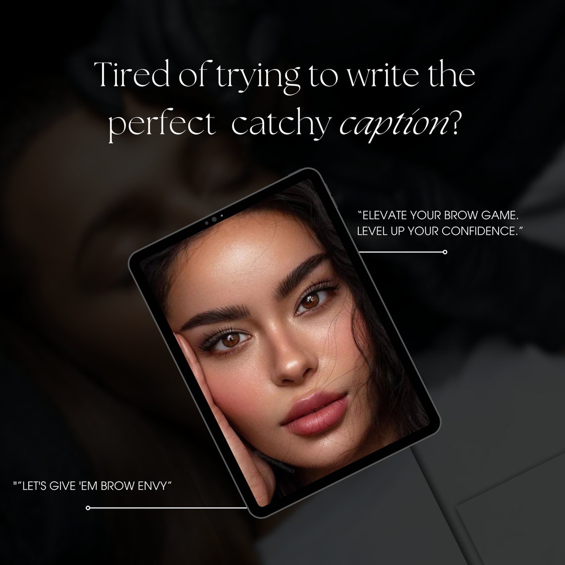 Brow Tech Instagram Captions Brow Lamination Instagram Template Brows ...
