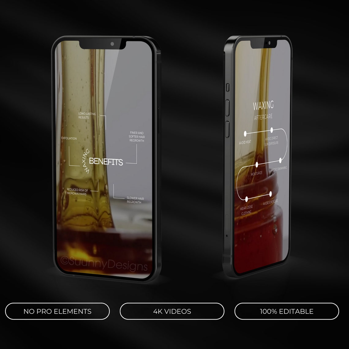 Waxing Reels Instagram Templates Waxing Instagram Video Reel Waxing ...