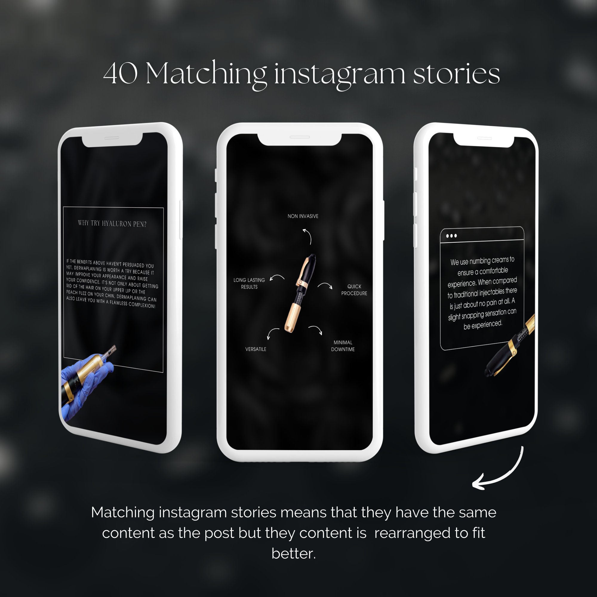 Hyaluron Pen Instagram Templates | Hyaluron Pen Social Media Posts ...