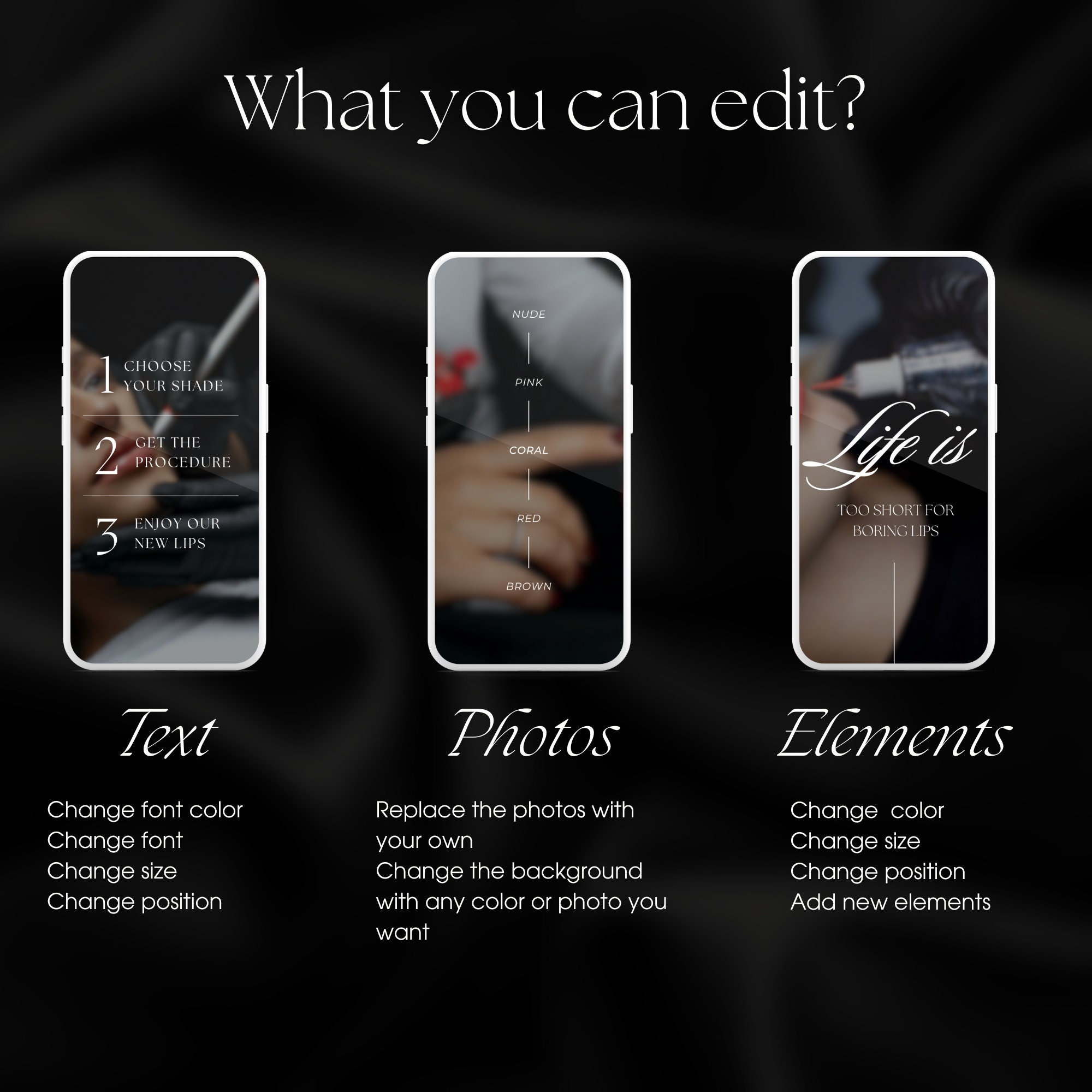 20 Lip Blush Instagram Reels Templates PMU Lip Blush - Etsy