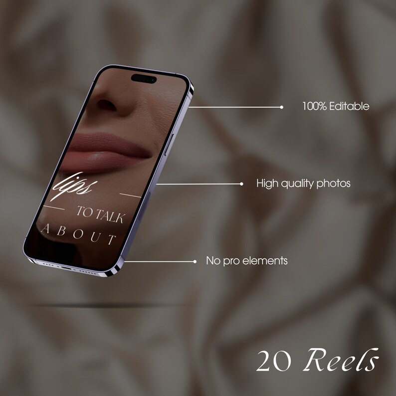 20 Lip Blush Instagram Reels Templates PMU Lip Blush - Etsy