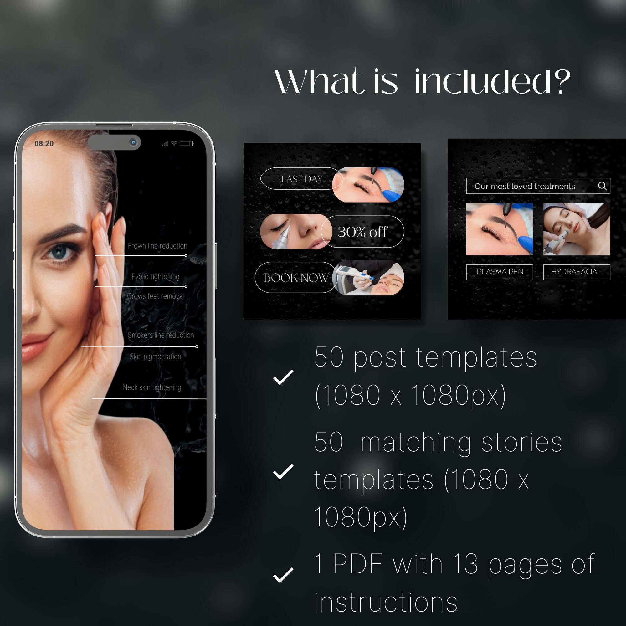 100 Plasma Pen Instagram Templates | Plasma Fibroblast Templates ...
