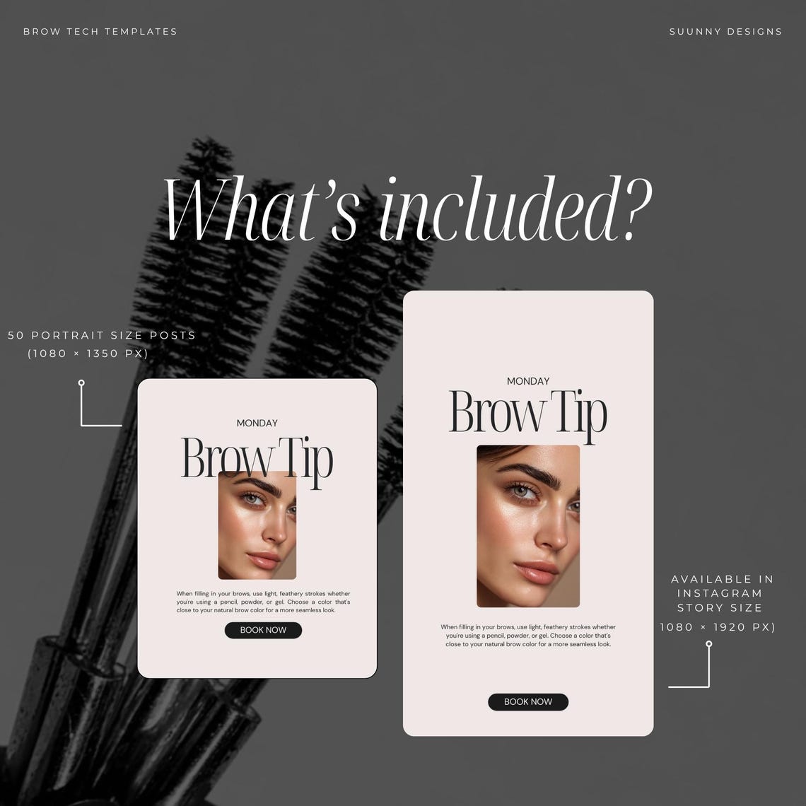 Brow Tech Instagram Templates | Brow Lamination Instagram Templates ...
