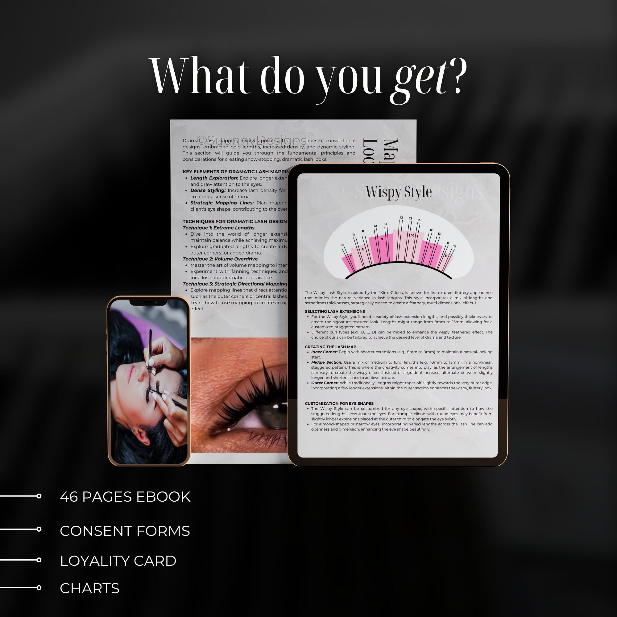 Lash Mapping Editable Guide Lash Mapping Practice Sheets Eyelash ...