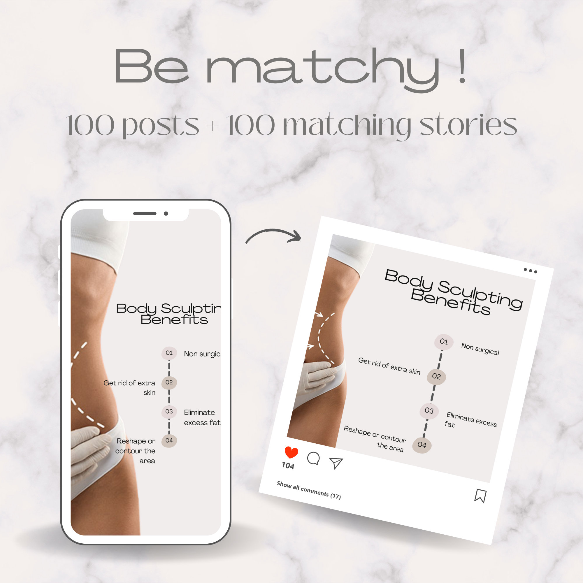 200 Body Sculpting Instagram Templates Body Contouring - Etsy Australia