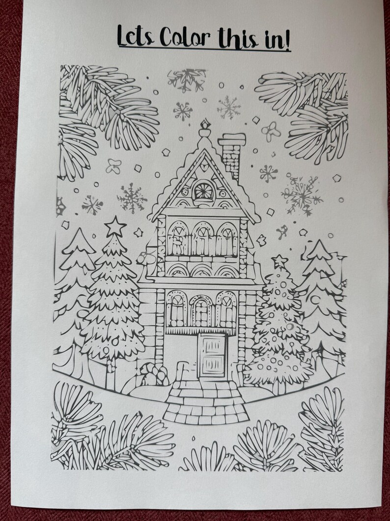 Christmas Cursive Handwriting Workbook. Travel Activity Booklet ...