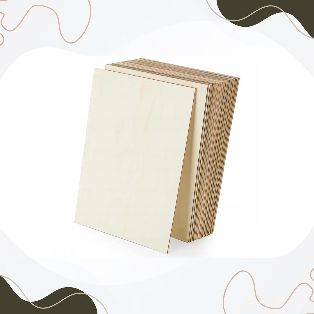 3mm Birch Plywood for Laser KL1/2 A4 | Laser Cut Blanks 20PCS | Thin Birch Plywood | Craft Wood ...