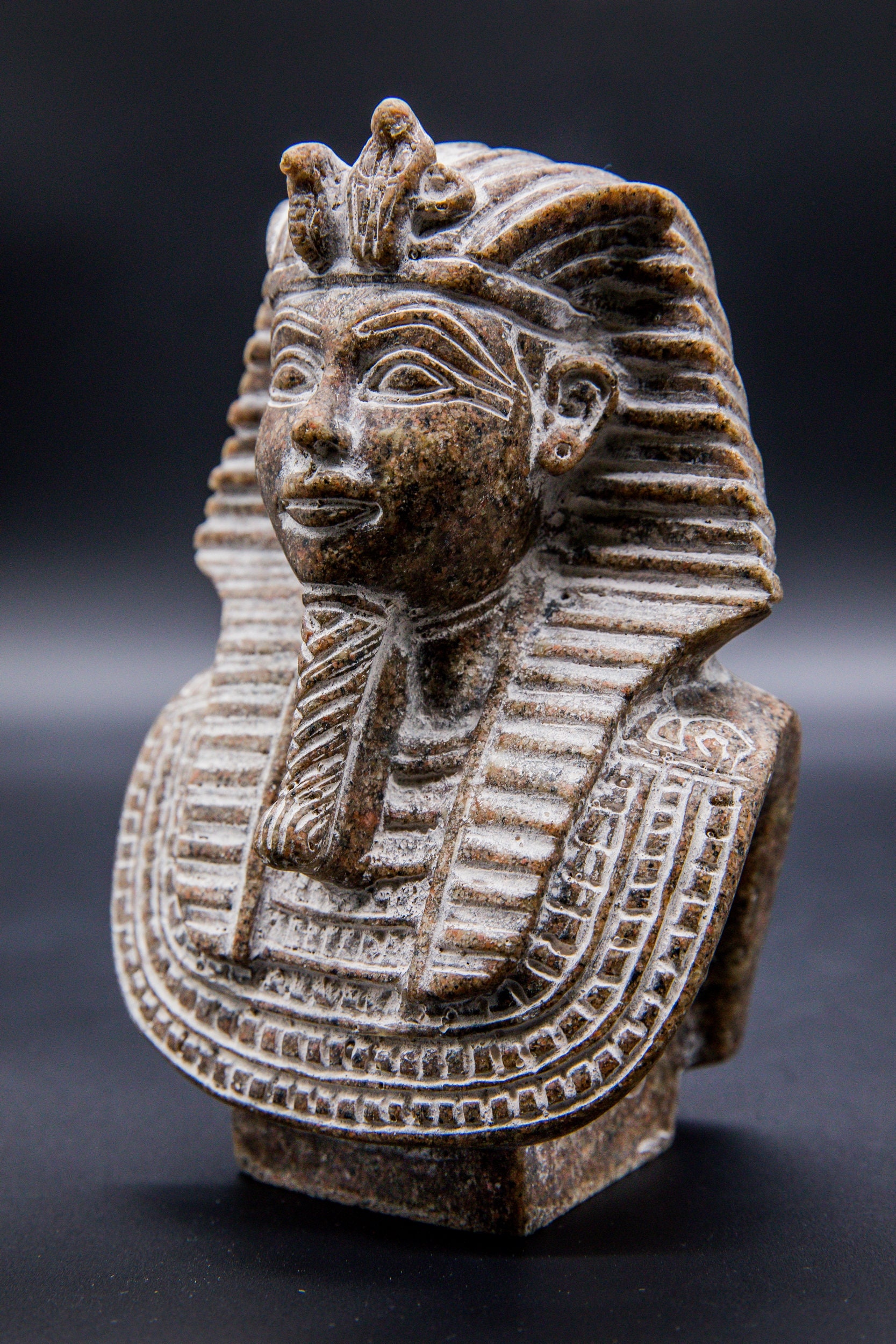 King Bust Statue Tutankhamun King Tut Statue King - Etsy