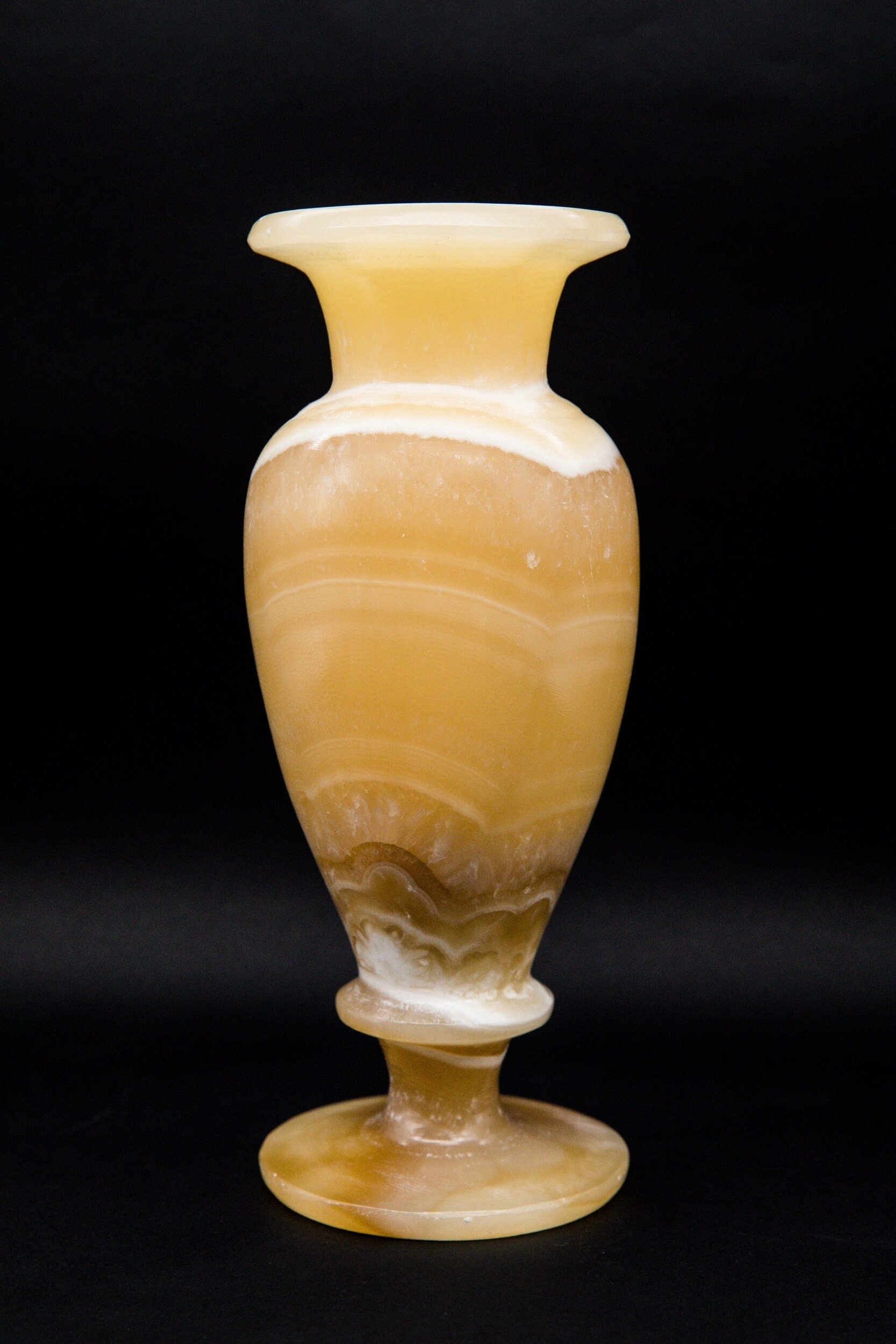 Egyptian Alabaster Vase Distinctive Alabaster Vase Egyptian Alabaster
