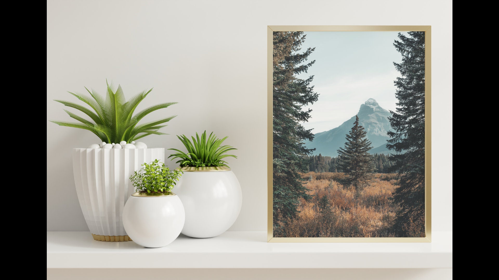 Mountain View Digital Download, Nature Poster, Mountain Art ...