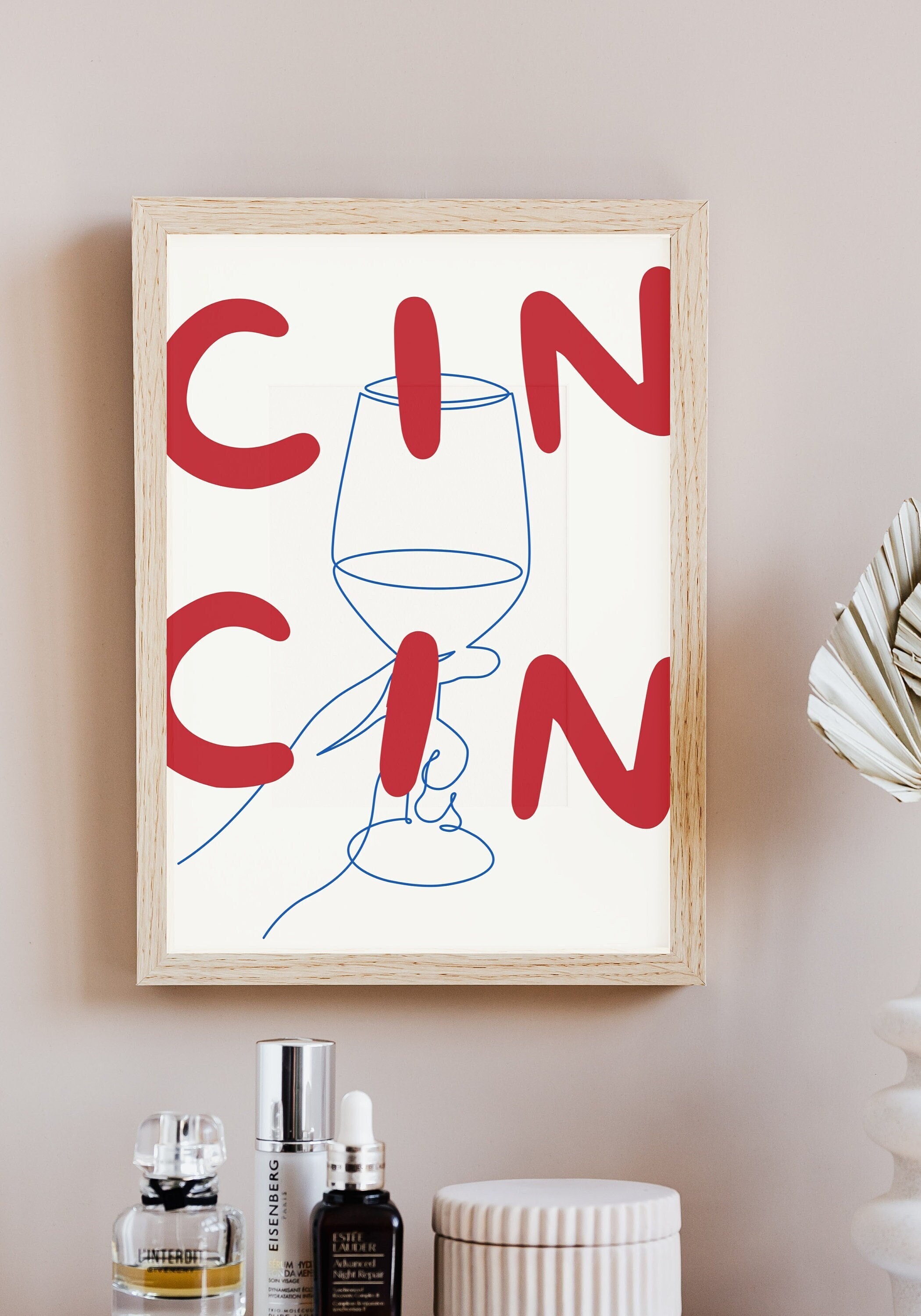 Cin Cin Digital Art | downloadable Art, Bar Cart Art, Bar Art - Etsy
