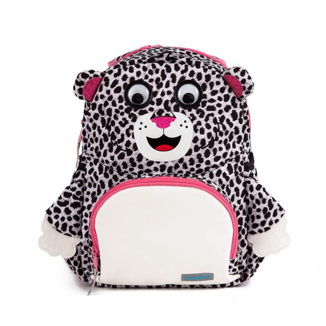 Snow Leopard Backpack - Personalised - Gift for Girls - Cute Bag - Back ...