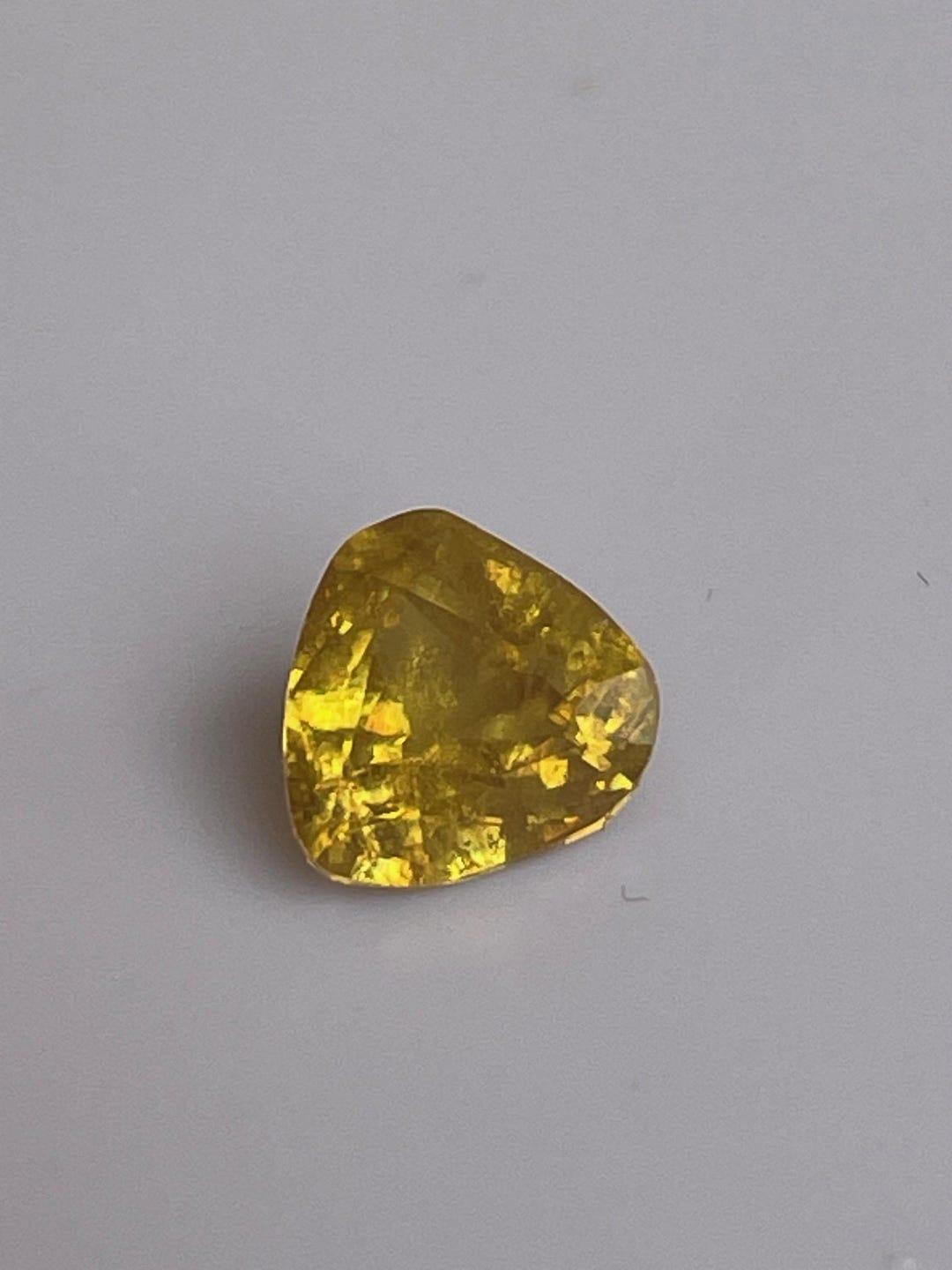 Nice Yellow Titanite/sphene 2.23 Carats, 8 X 8 X 4.6 Mm, for Jewelry ...