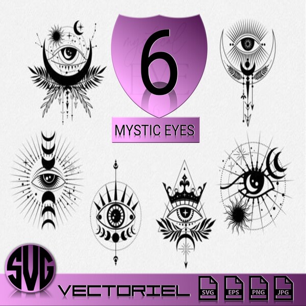 Mystic Eye Svg - Etsy