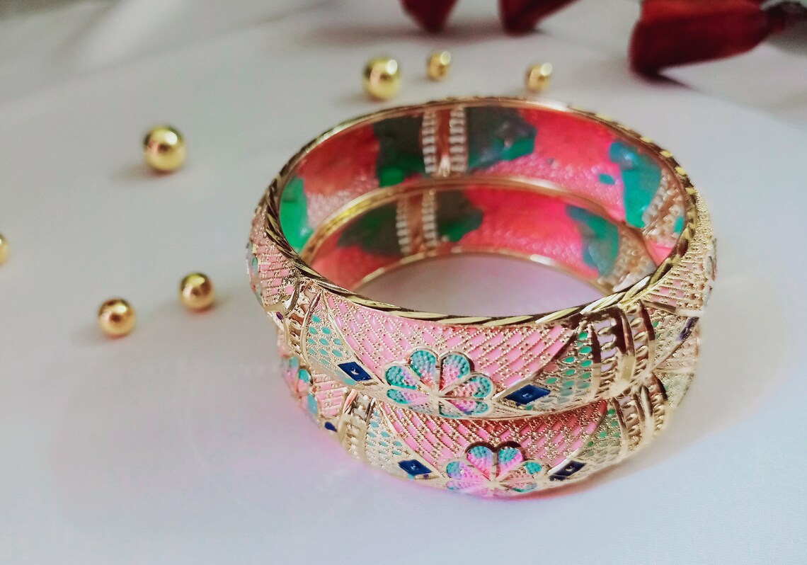 Multi Color-traditional-wedding-bollywood-designer Fancy Bangles ...