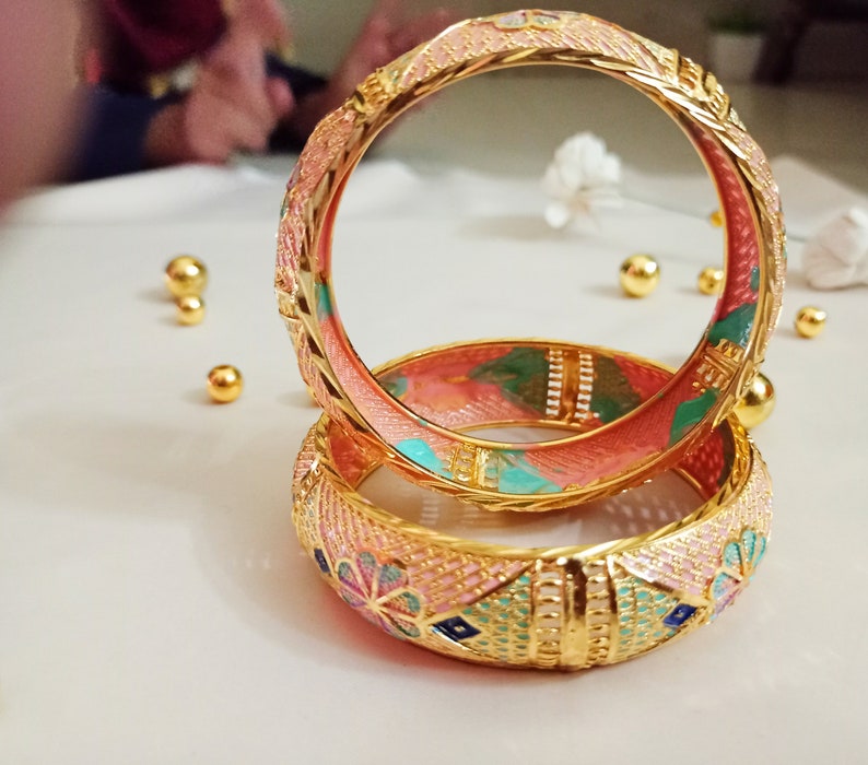 Multi Color-traditional-wedding-bollywood-designer Fancy Bangles ...
