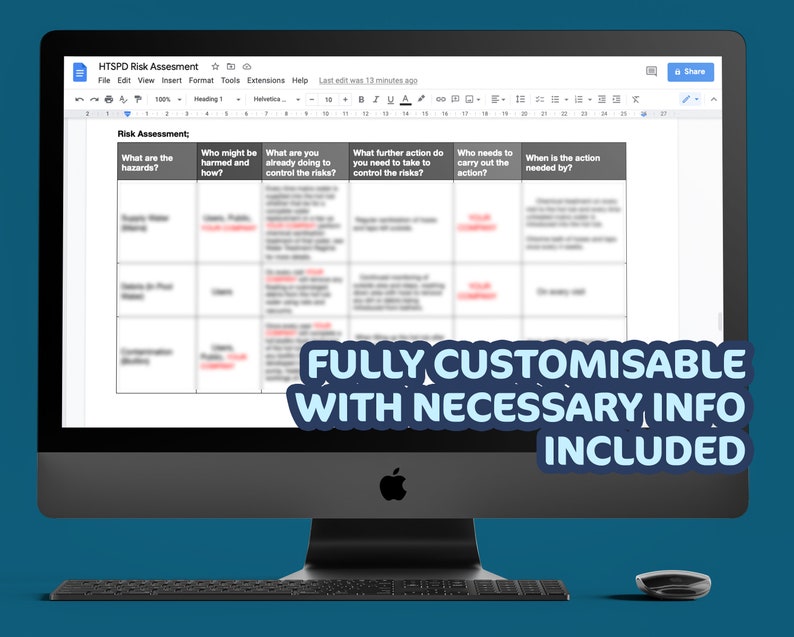 Hot Tub Risk Assessment Template | Holiday Letting, Airbnb, Self Cater ...