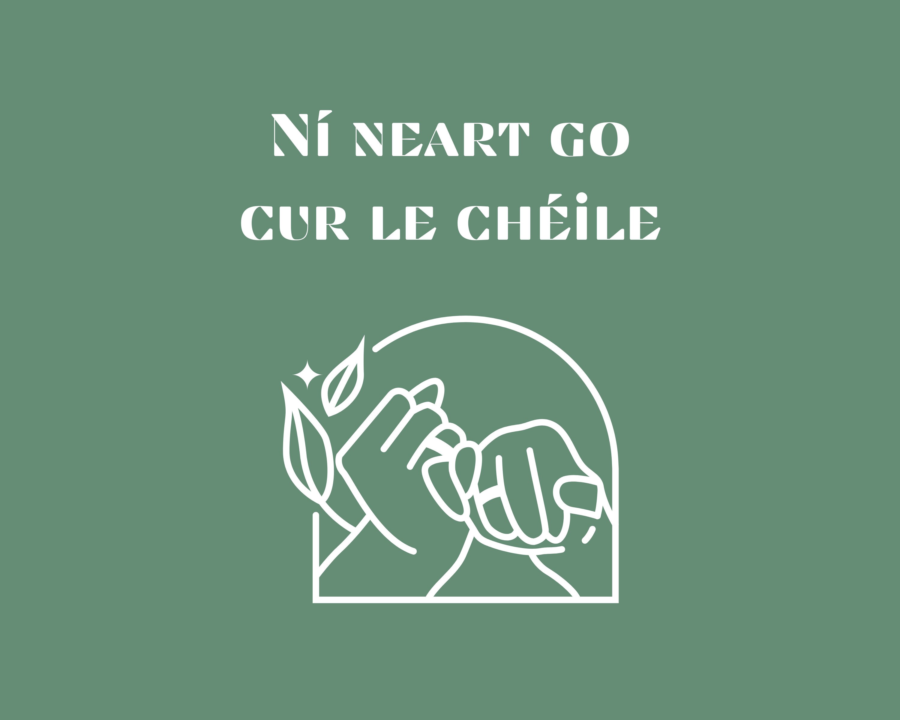 Printable Irish Language Art: Ní Neart Go Cur Le Chéile Strength in ...