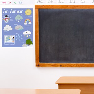 An Aimsir - the Weather Educational Poster as Gaeilge/ Irish Language ...