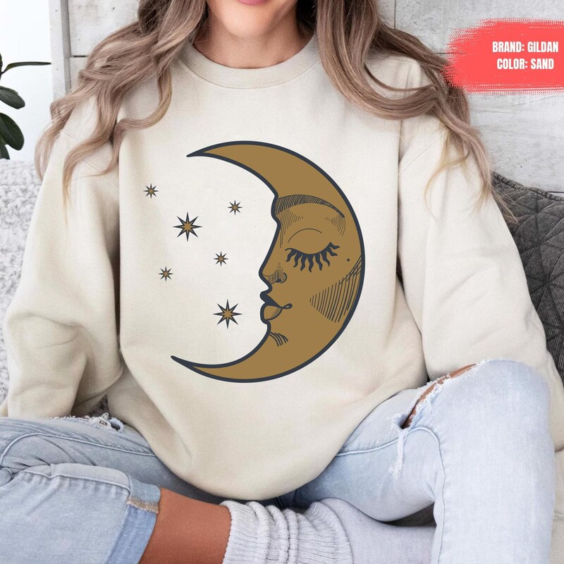 Moon Sweatshirt - Etsy