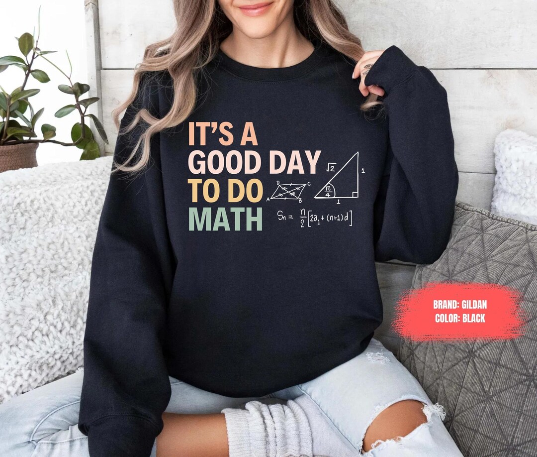 Math Teacher Sweatshirt, Math Sweater, Math Lover Shirt, Math Teacher ...