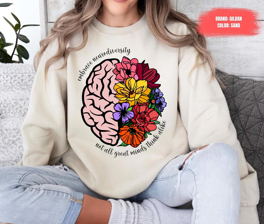 Neurodiversity Sweatshrit, Autism Sweater, Awareness Shirt ...