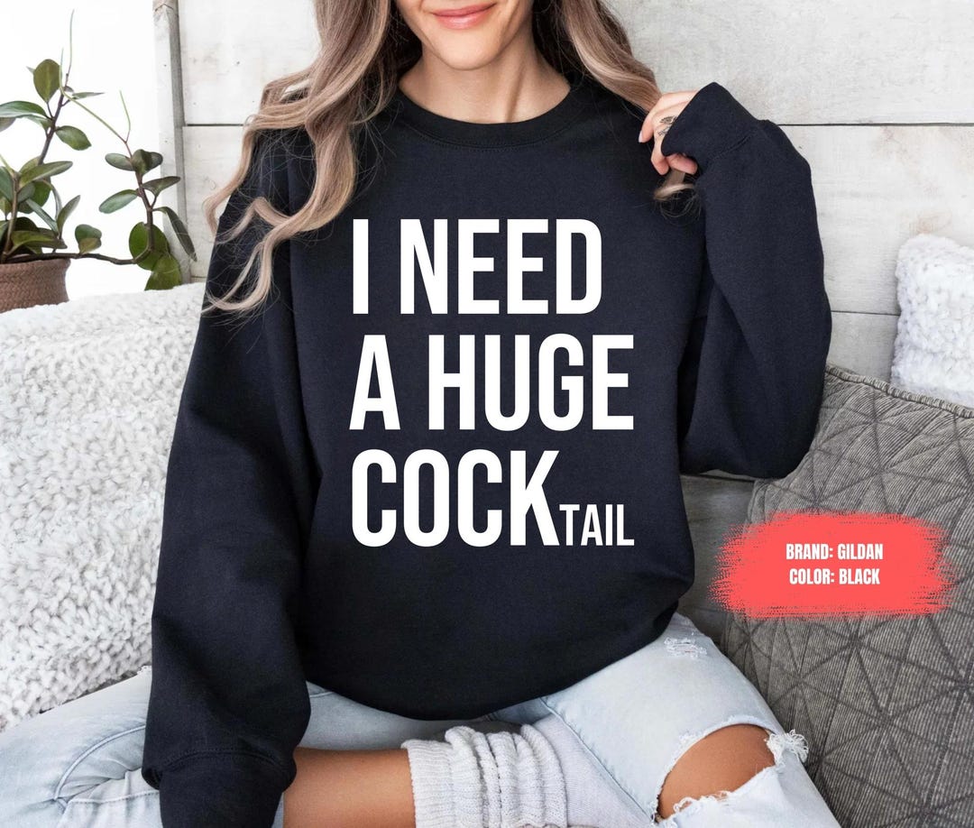 Funny Adult Humor Drinking Gift Sweatshirt, Inappropriate Sweater ...