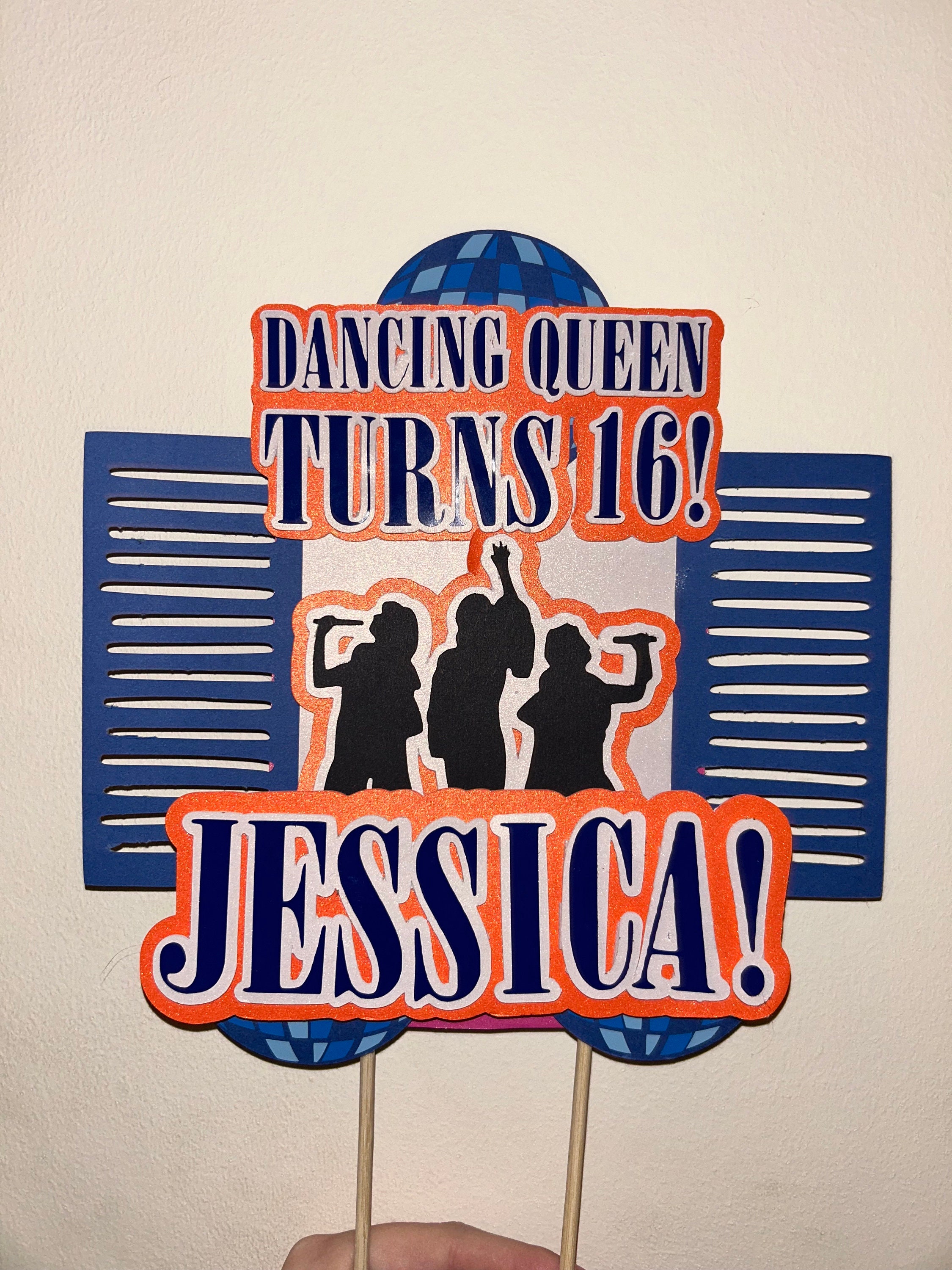 Mamma Mia ABBA Personalised Cake Topper - Etsy