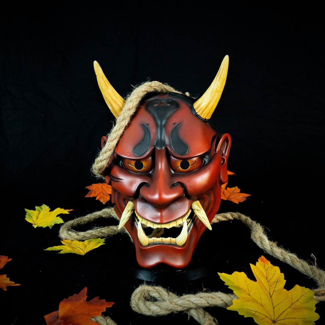 Japanese Hannya Masks - Etsy