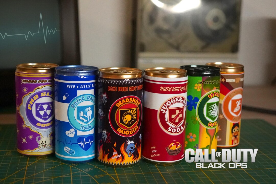 6 Colas Perk Packs Black Ops Zombies - Etsy